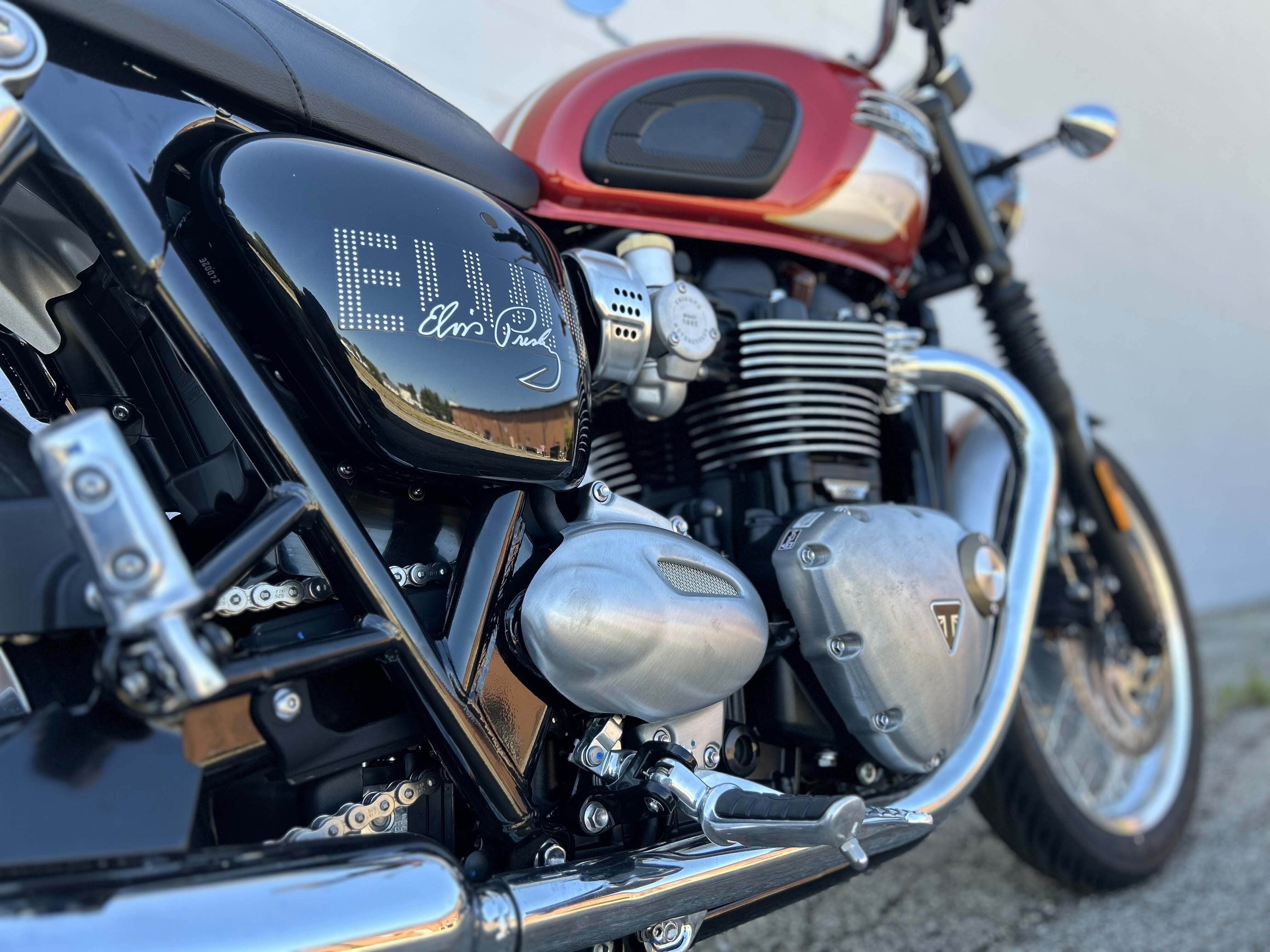 New Triumph Bonneville 1200 T120 Elvis Presley Limited Edition ...